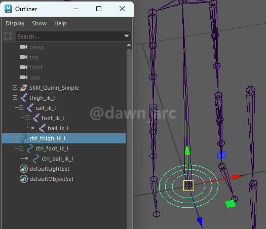[Maya]Rigging 07 - Advanced IK